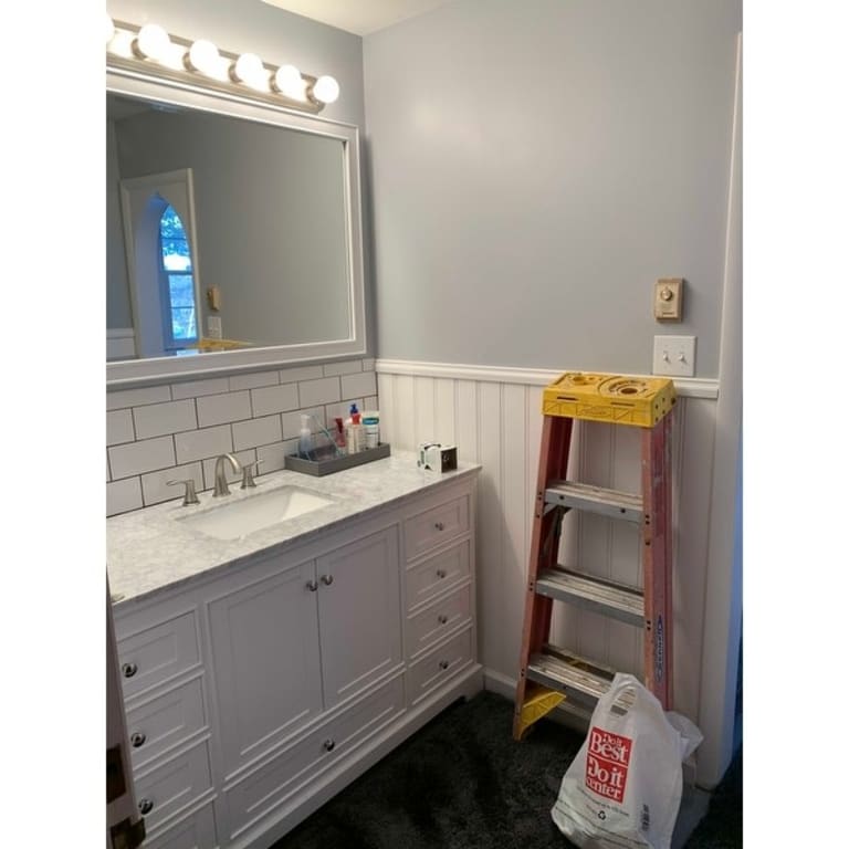 Kichler Bath & Vanity 48" Wide 8-Bulb Bathroom Lighting Fixture - Bed ...