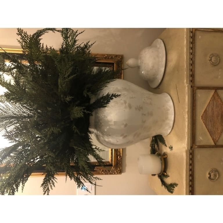 Crystal Shell Temple Decorative Jar - Bed Bath & Beyond - 20645282