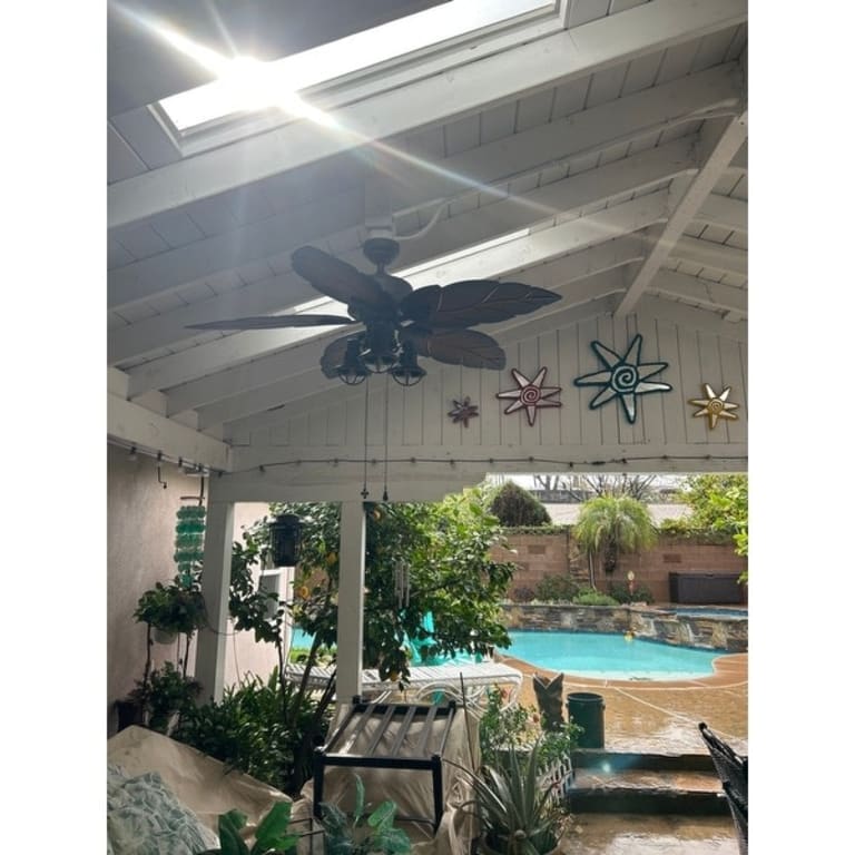 52" Prominence Home Ocean Crest Bronze Tropical Indoor/Outdoor Ceiling ...