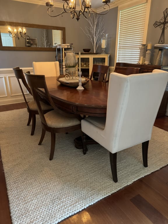 Ivory Chunky Knit Patterned Area Rug 8x10 | At Home