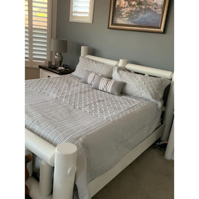 Chic Home Shala 4 Piece Interlaced Vine Pattern Quilt Cover Set - Bed ...