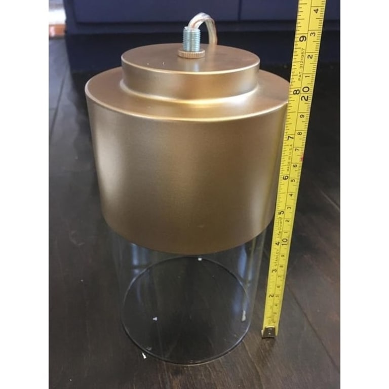 Velus Modern Glam Gold 1-light Glam Mini Pendant Lights Glass Kitchen Ceiling Lights for Dining ...