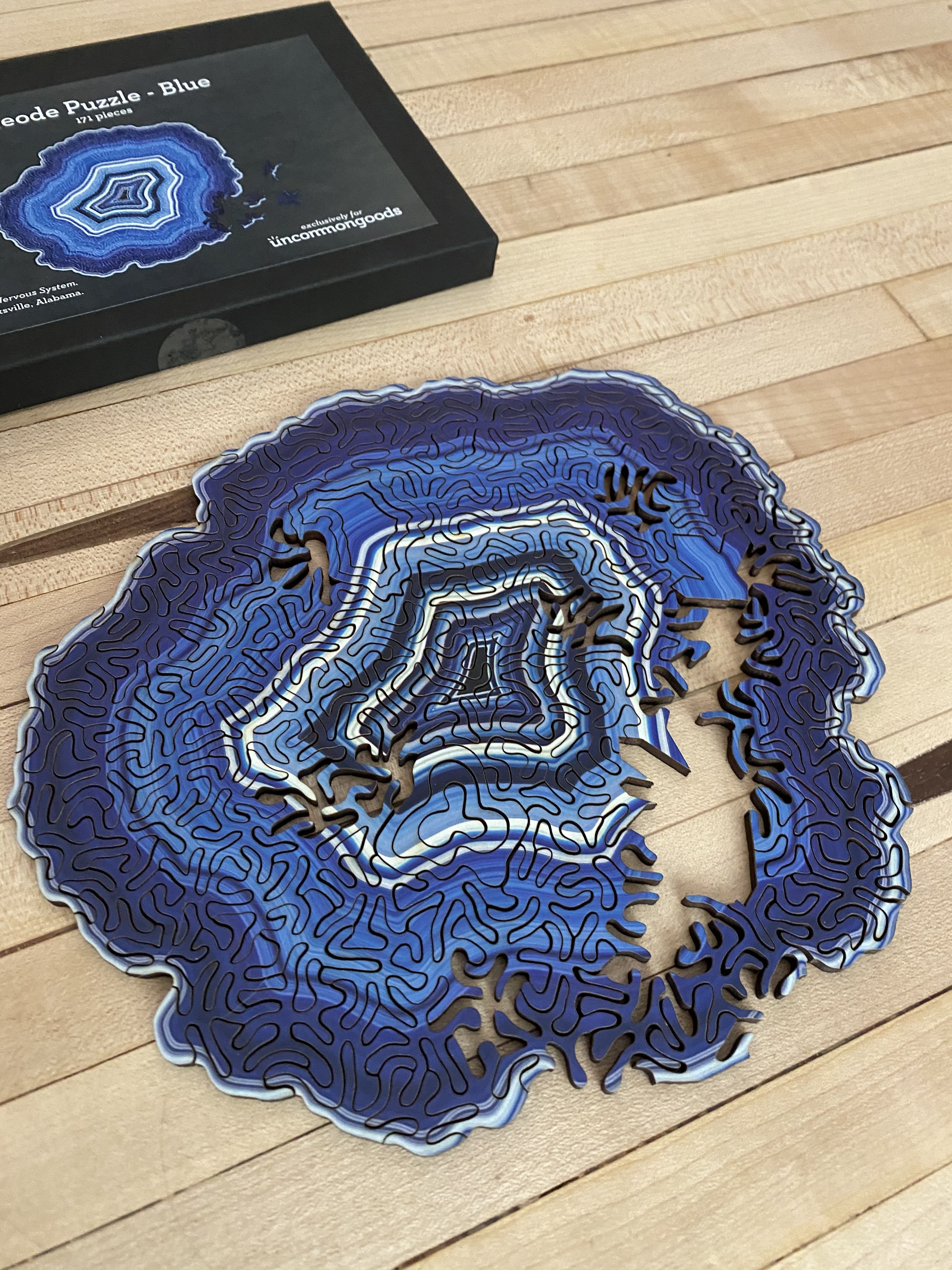 Geode Puzzle | Challenging Jigsaw | Uncommon Goods
