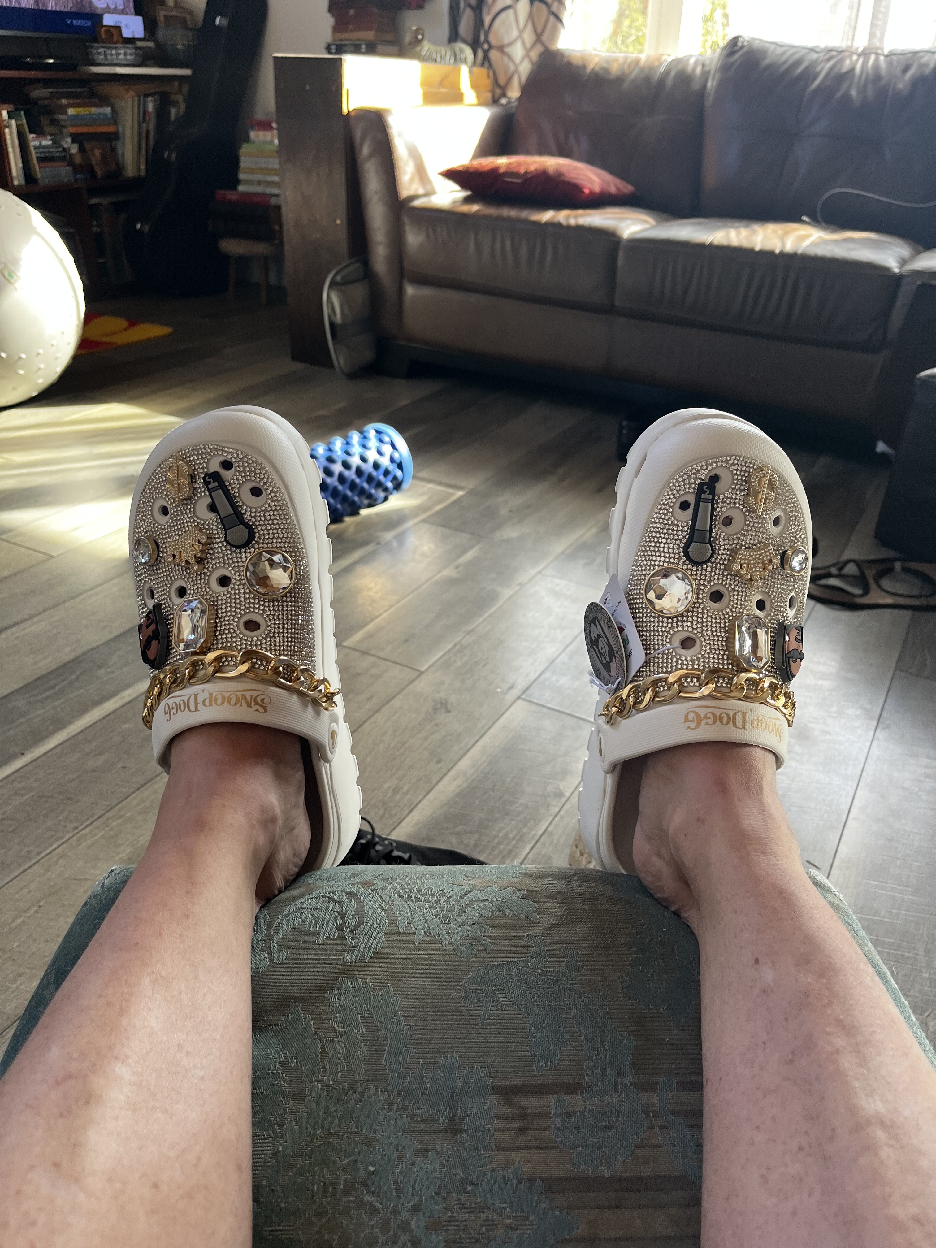 Skechers Women's Snoop Dogg: Arch Fit Footsteps - Rolling N Gold Clog ...