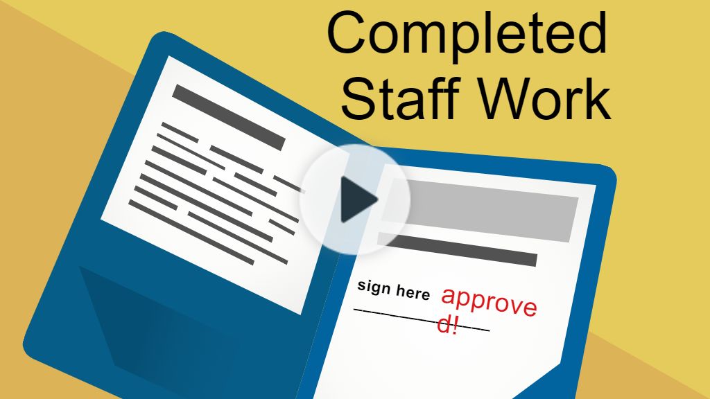Completed Staff Work