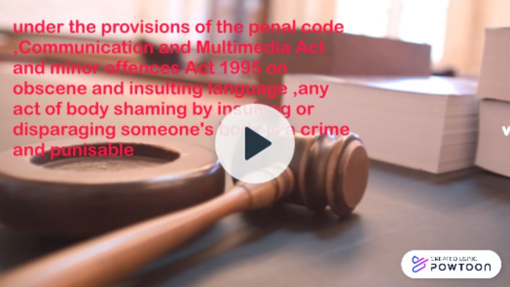 Powtoon - body shamming among teenagers-by sumeta