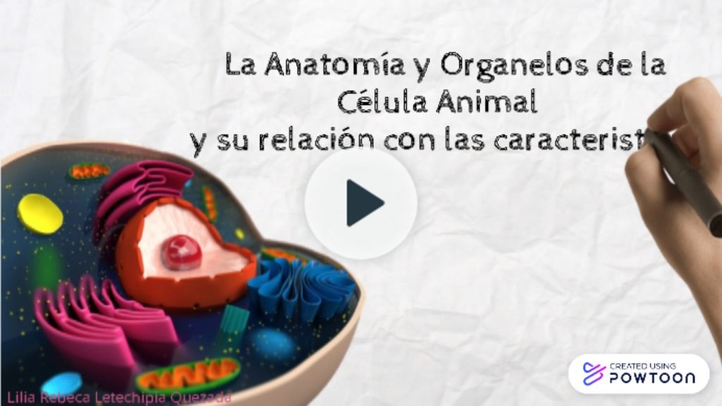 Powtoon - Célula Animal y su relación con los seres vivos