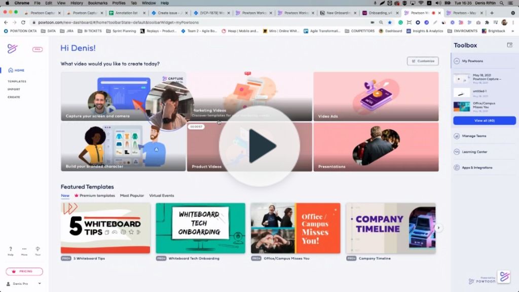 Powtoon - May 18, 2021 Powtoon Capture recording