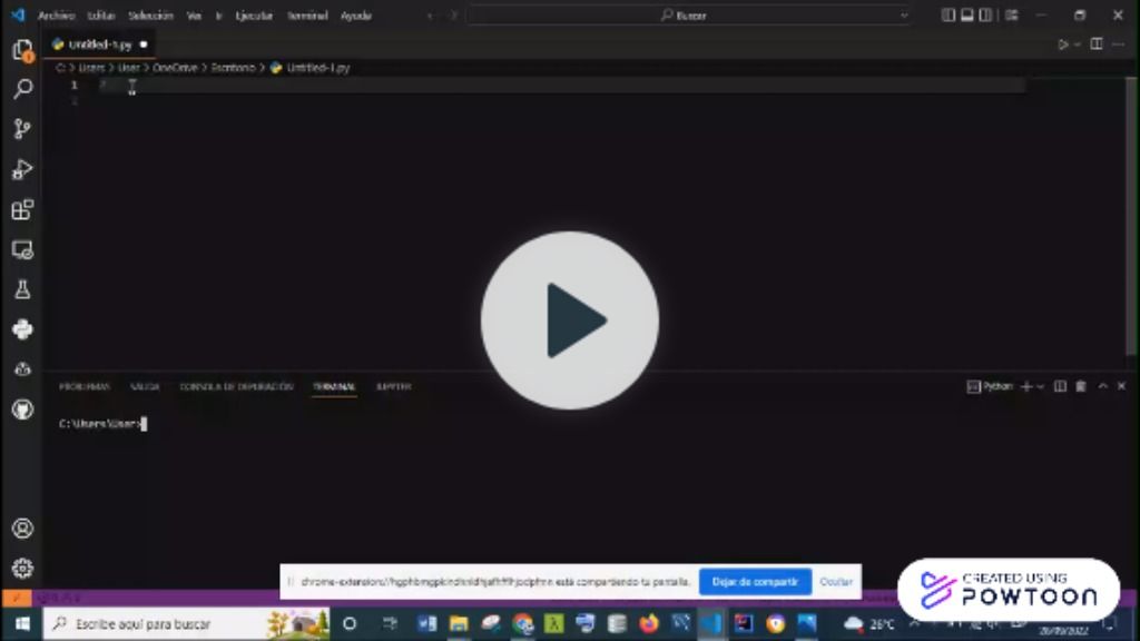 Powtoon - Suma de dos números con Python