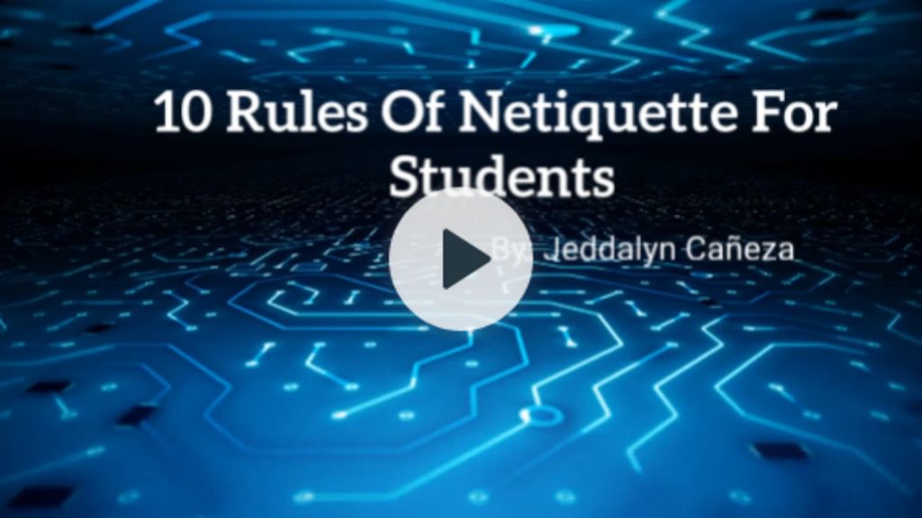 Powtoon - 10 Rules Of Netiquette For Students.pptx