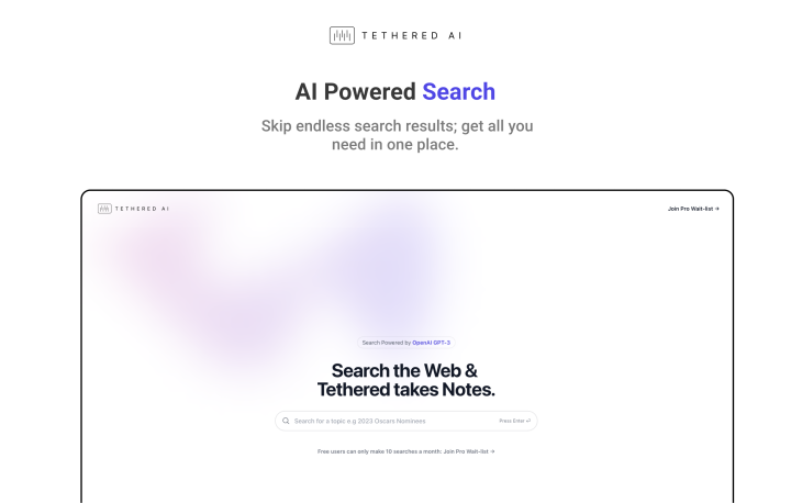 Tethered AI | Tool Information & Alternatives | Foundr.AI Tethered AI | Tool Information & Alternatives | Foundr.AI