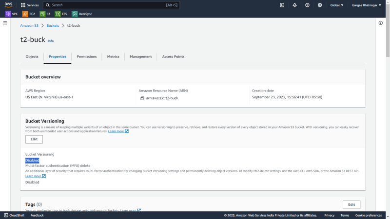 Validation Of S3 Bucket Features And Objects Using Aws Cloudshell Dev Community