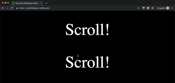 The Scroll Indicator Dev Community