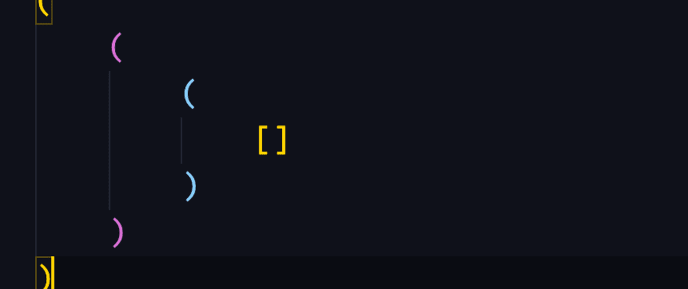Bracket Pair Colorizer Matching Brackets To Be Identified With Colors 🎨 Dev Community