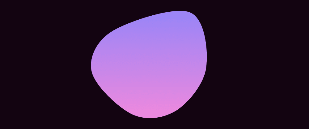 Build A Smooth Animated Blob Using Svg Js Dev Community