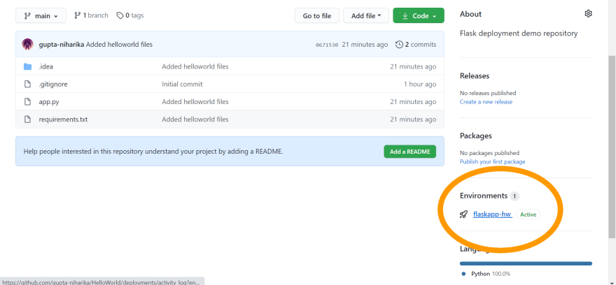 Deploying Flask App On Heroku Using Github Dev Community