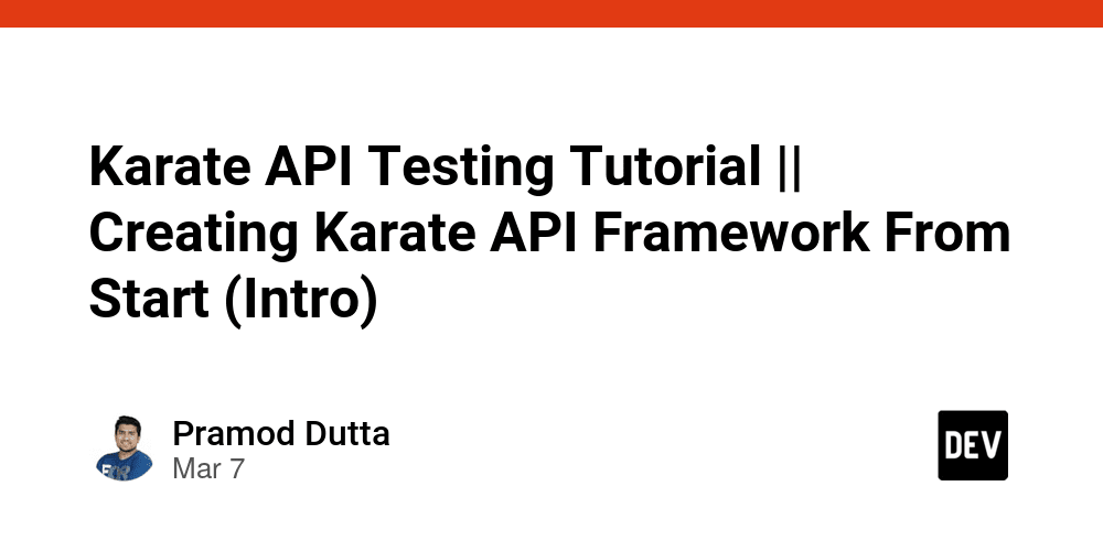Karate Api Testing Tutorial Creating Karate Api Framework From Start