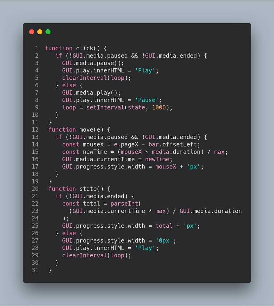 Refactoring A Video Player Using Reveal Module And Command Pattern In Javascript Dev Community