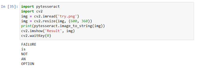 Text Detection From Image Project Opencv Python Pytesseract Jupyter Notebook Dev Community