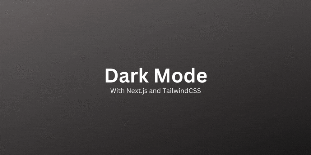 Implementing Dark Mode In Nextjs With Tailwind Css Dev Community