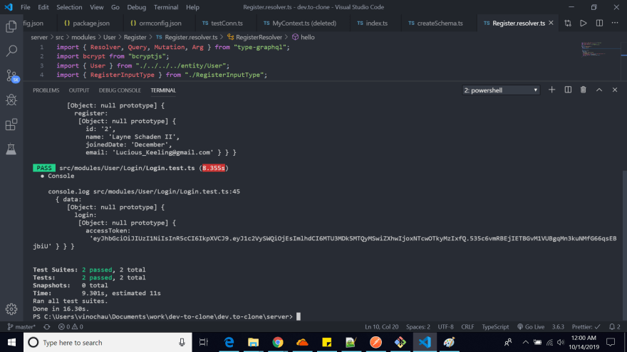 Devto Clone Using React Node Via Typescript Typegraphql And Typeorm Backend Part 1 Dev Community