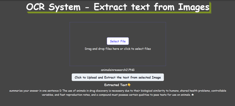 Build an OCR app using fullstack Python Framework Reflex - DEV Community