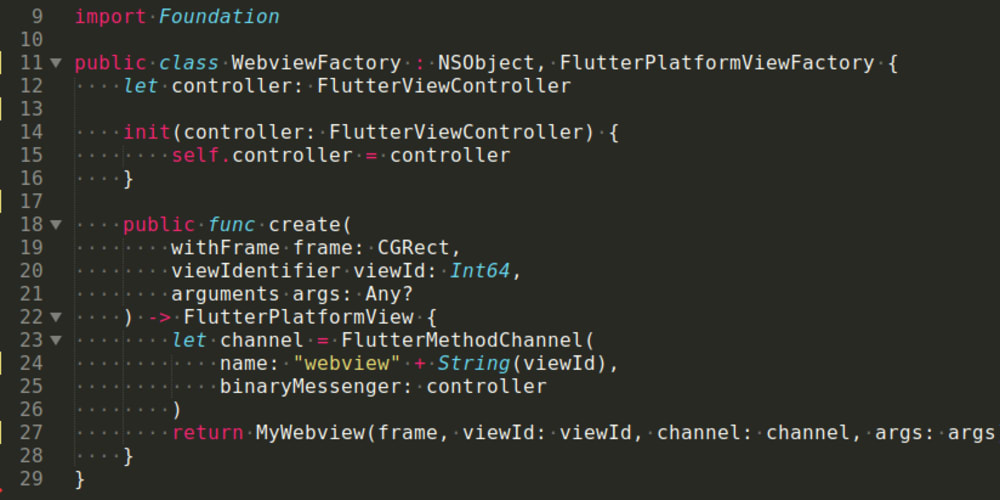 How To Add Native Code To A Flutter App Using Platform Views On Ios Dev Community