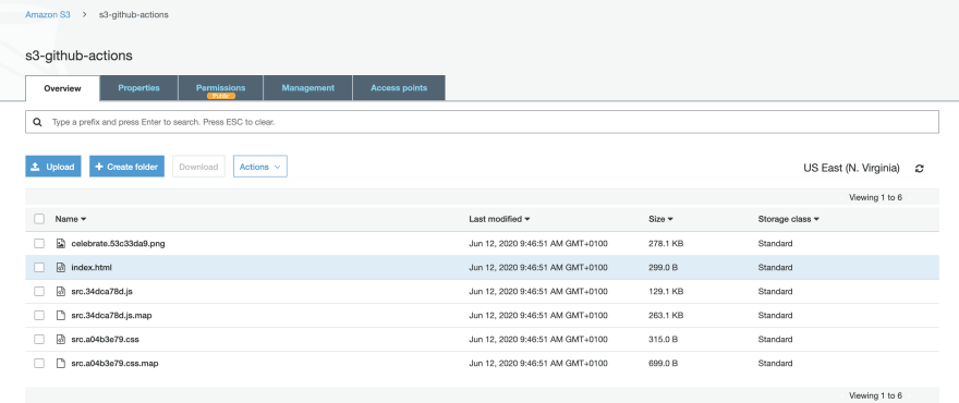 Deploy A React App To Amazon S3 Using Github Actions Dev Community