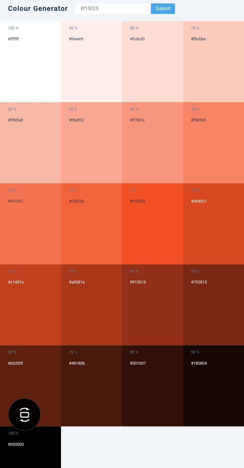 Colour generator - DEV Community Colour generator - DEV Community
