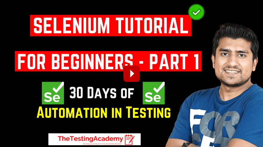 🛑 Selenium Tutorial for Beginner, [Running Your First Automation Test ... 🛑 Selenium Tutorial for Beginner, [Running Your First Automation Test ...