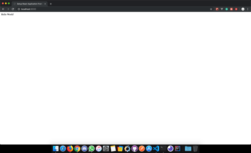 How To Set Up Reactjs App From Scratch Without Using Create React App Dev Community
