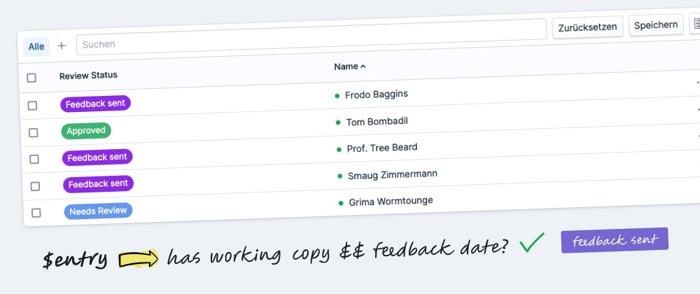 Create An Entry Approval Workflow With Statamic Revisions · Happy Coding · Visuellverstehen