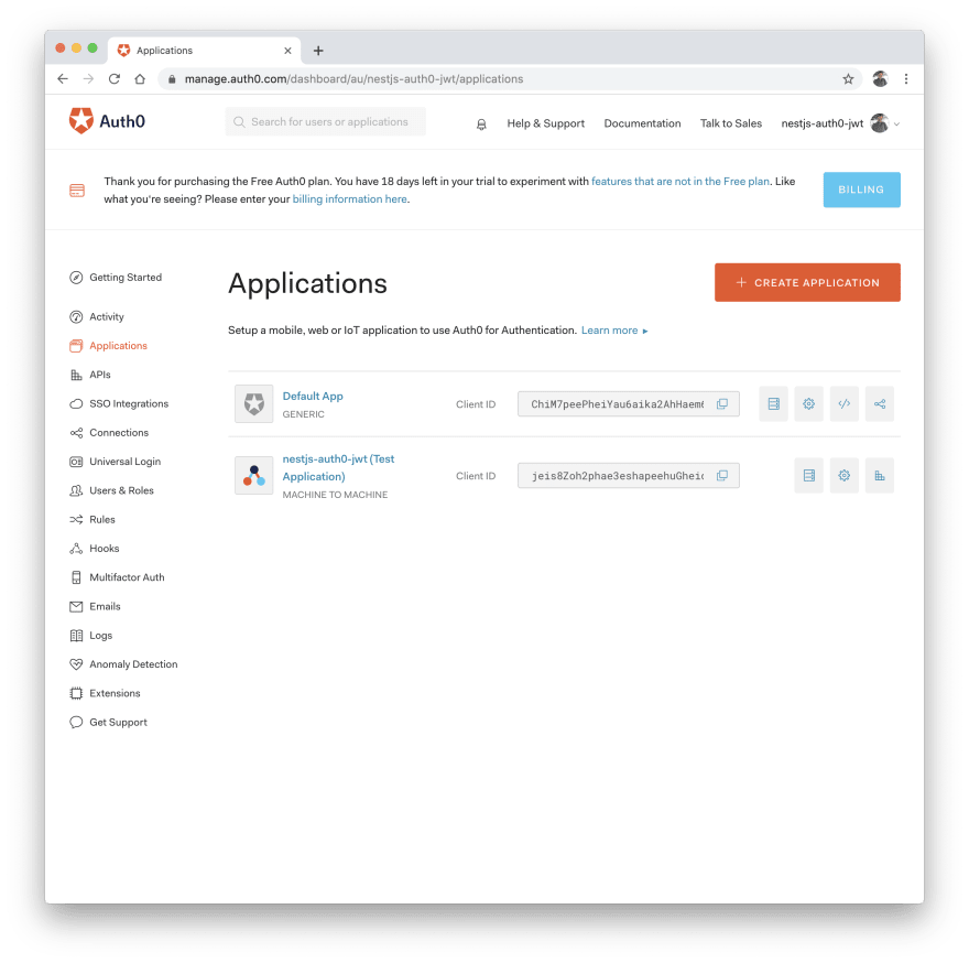 Use Auth0 To Secure Your Nestjs Application Dev Community