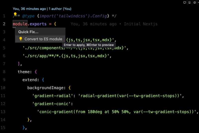 How To Hide Or Fix `typescript File Is A Commonjs Module It May Be