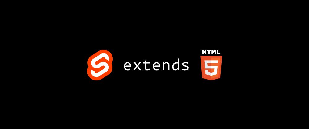 Extending A Html Element In A Svelte Component Using Typescript Dev Community