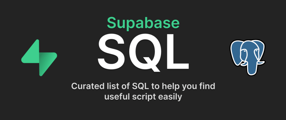 Supabase Postgres Sql Cheatsheet Curated List Of Sql