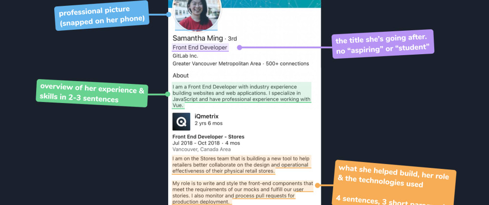 How Samantha Ming Lands Developer Jobs Without Applying Dev Community