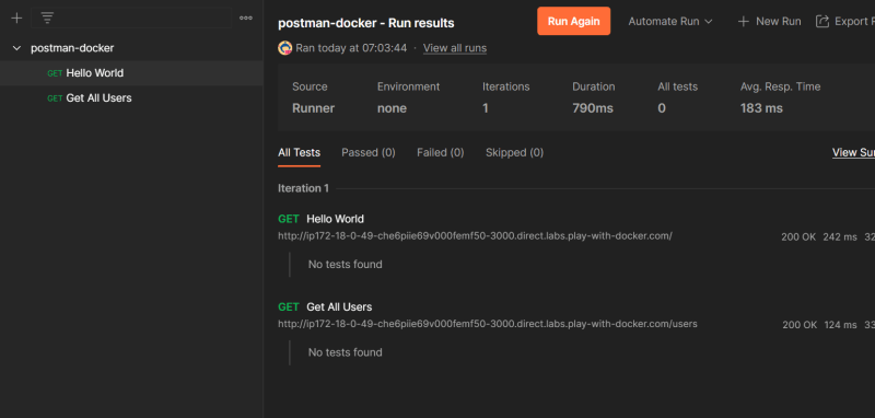 How To Test Your App Using Docker Containers And Postman Dev Community
