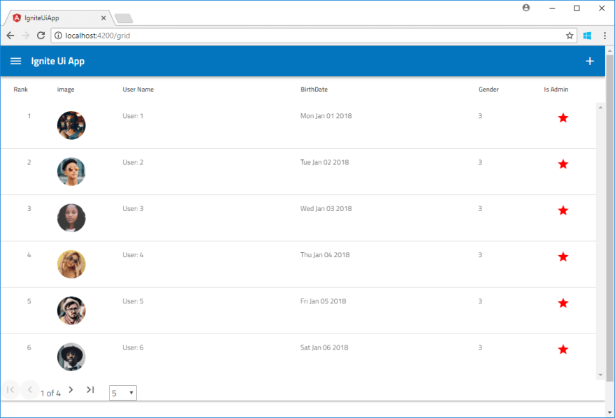Develop A Cross Platform Application By Angular And Ignite Ui For Angular Part 2 Dev Community