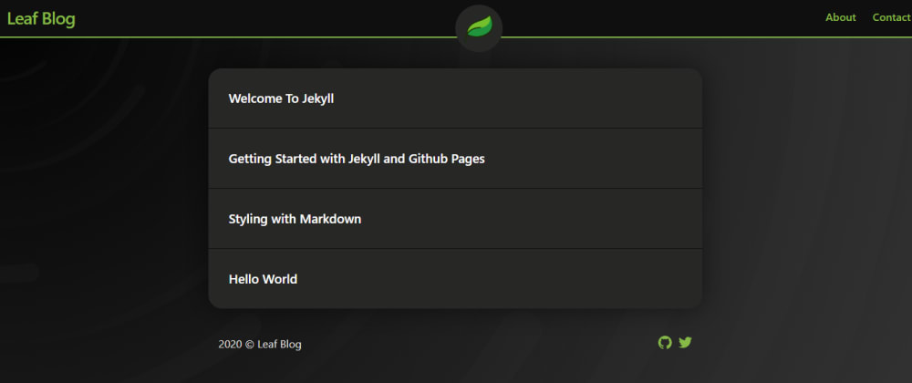 I Created A Jekyll Theme In 375 Minutes 馃敟 Dev Community