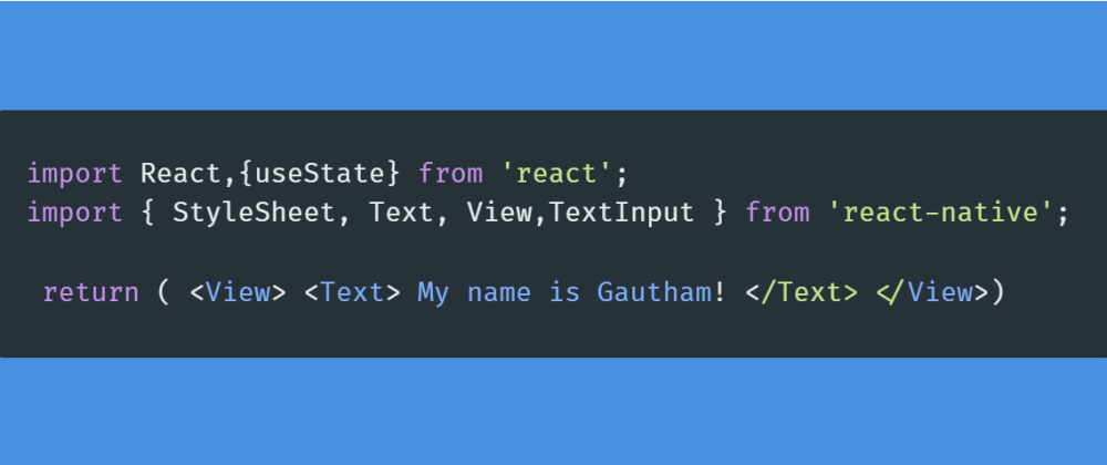 Create Your First React Native App With React Native Cli As A Beginner Dev Community