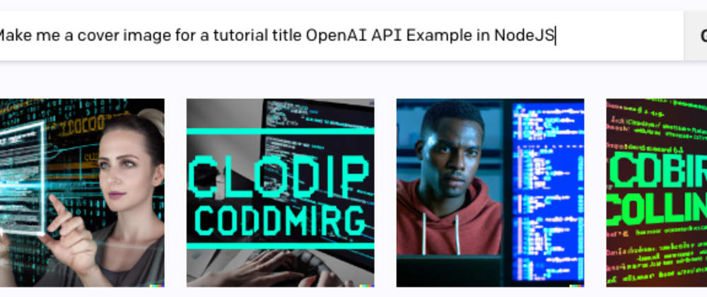 Openai Api Example In Nodejs Dev Community