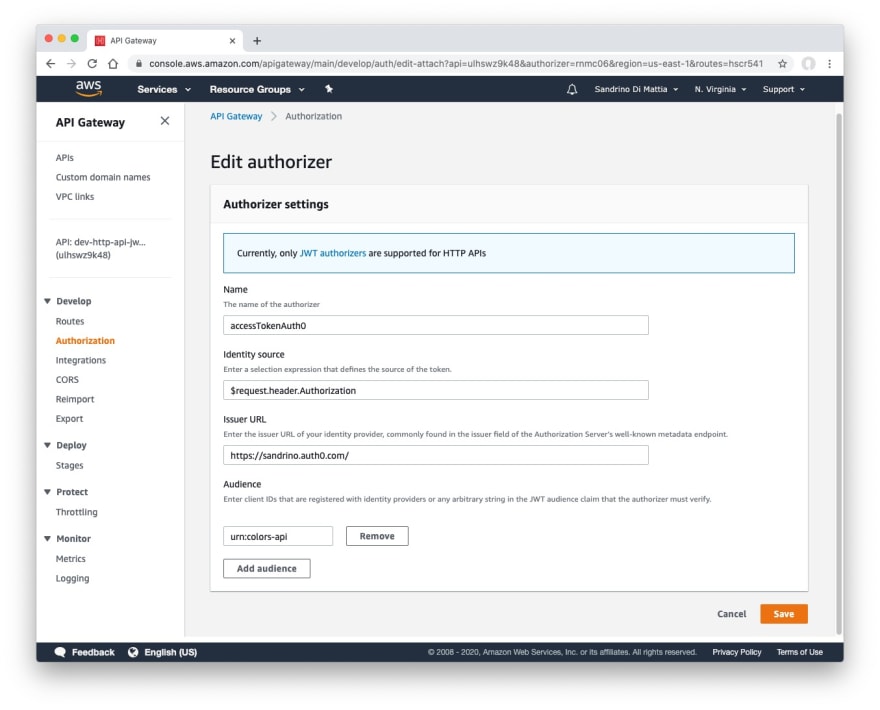 Controlling Access To Your Aws Api Gateway Api With Auth0 Dev