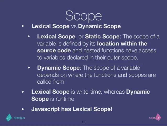 Advanced JavaScript Series - Part 4.1: Global, Function and Block Scope ... Advanced JavaScript Series - Part 4.1: Global, Function and Block Scope ...