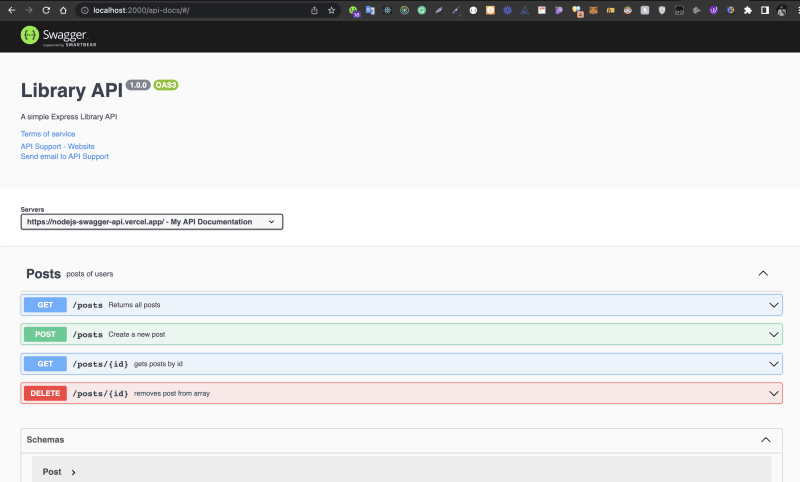 How To Create A Nodejs Server And Add Swagger To A Project ๐ฅ And Deployed On Vercel Cli Dev