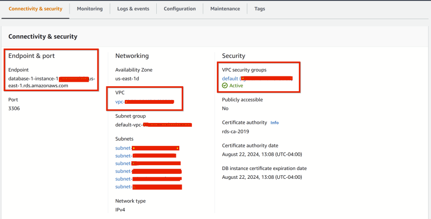 Create And Connect To Rds Aurora Serverless Mysql Database Thru Cloud9 Dev Community
