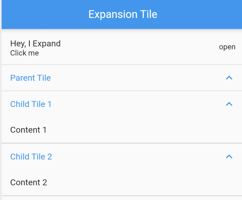 Exploring Simple Widgets I: The Expansion Tile - DEV Community Exploring Simple Widgets I: The Expansion Tile - DEV Community