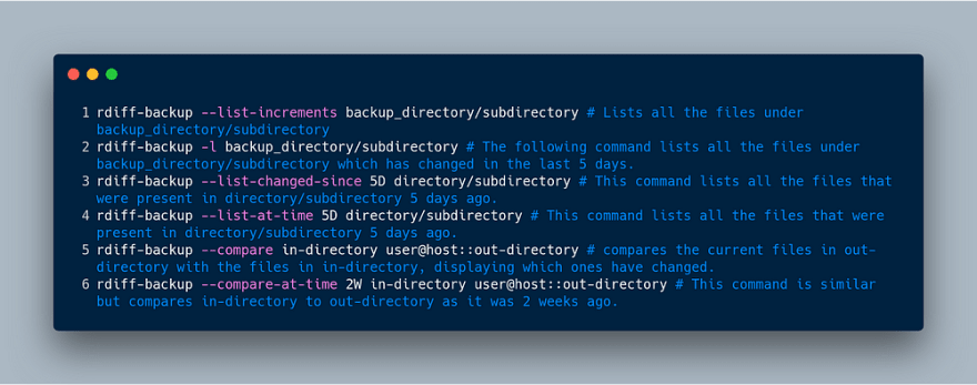 Backup Automated Using Rdiff Backup Dev Community