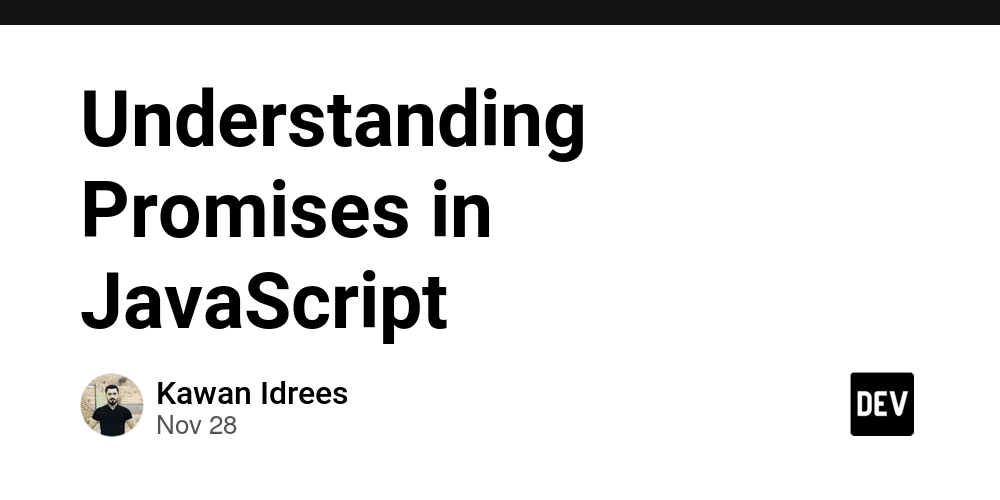 Understanding Promises in JavaScript - DEV Community Understanding Promises in JavaScript - DEV Community