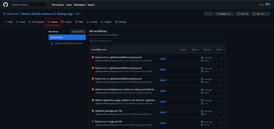 How To Integrate Vercel And Heroku With Github Actions For Next Js Apps Dev Community